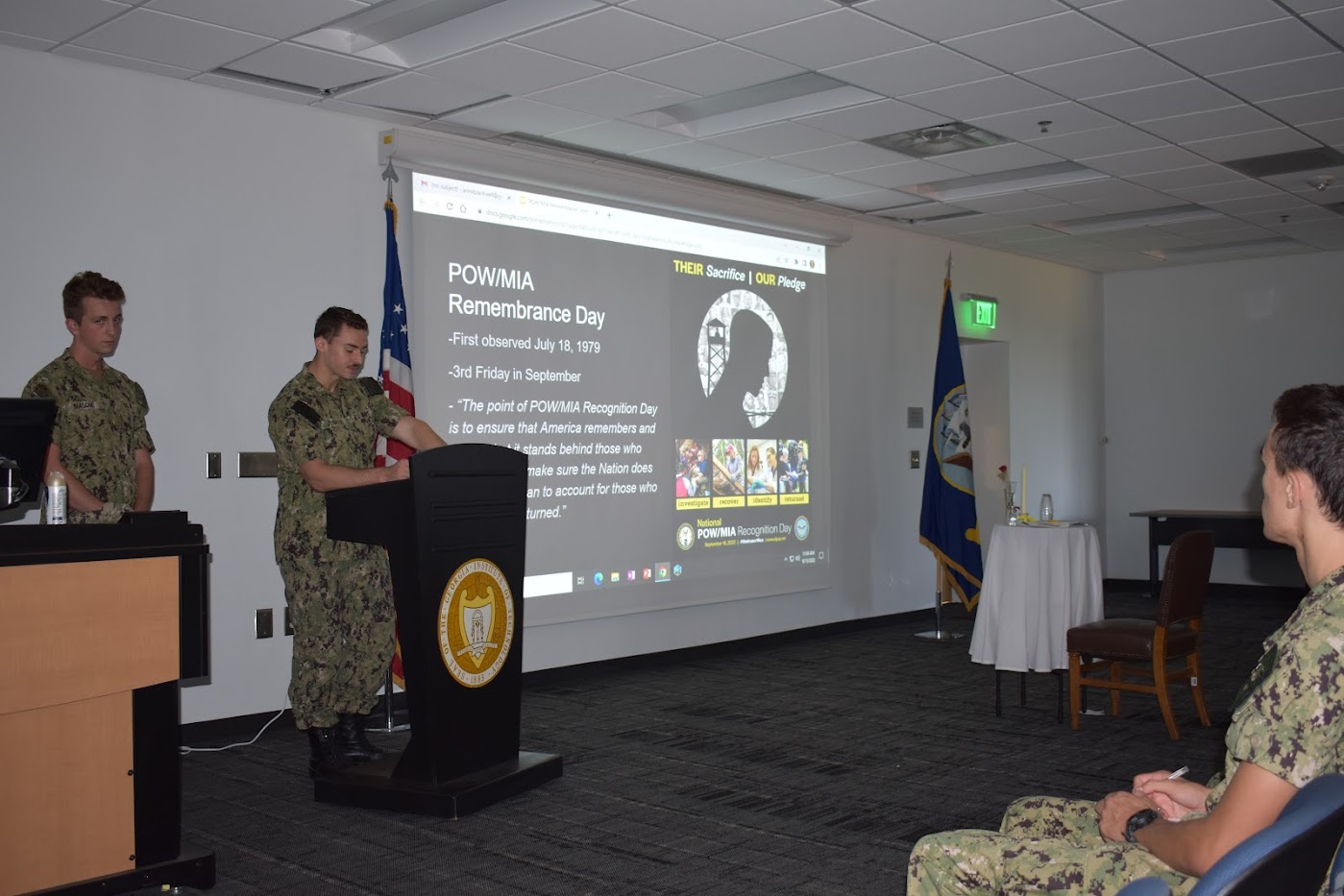 POW Rememberance Ceremony – Georgia Tech Naval ROTC